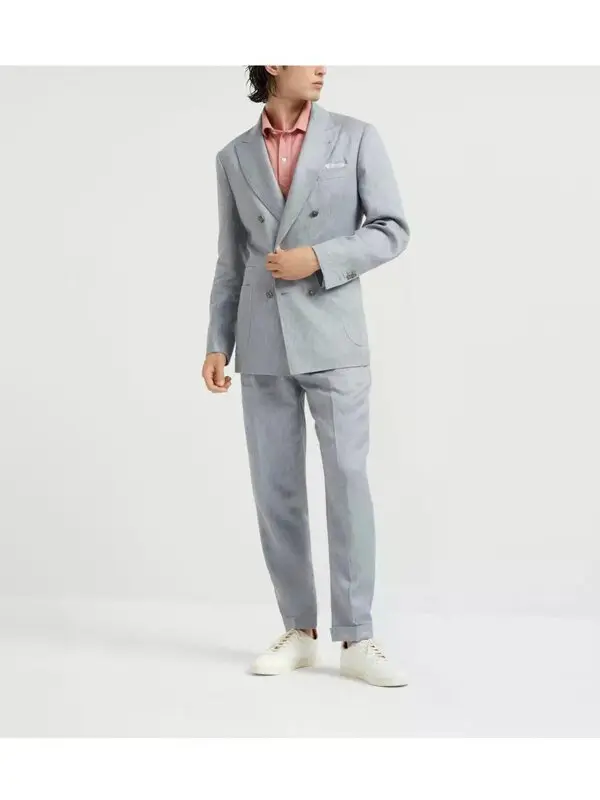 Brunello Cucinelli Linen Trousers