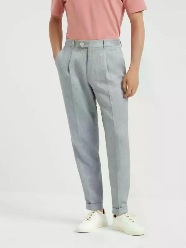 Brunello Cucinelli Linen Trousers