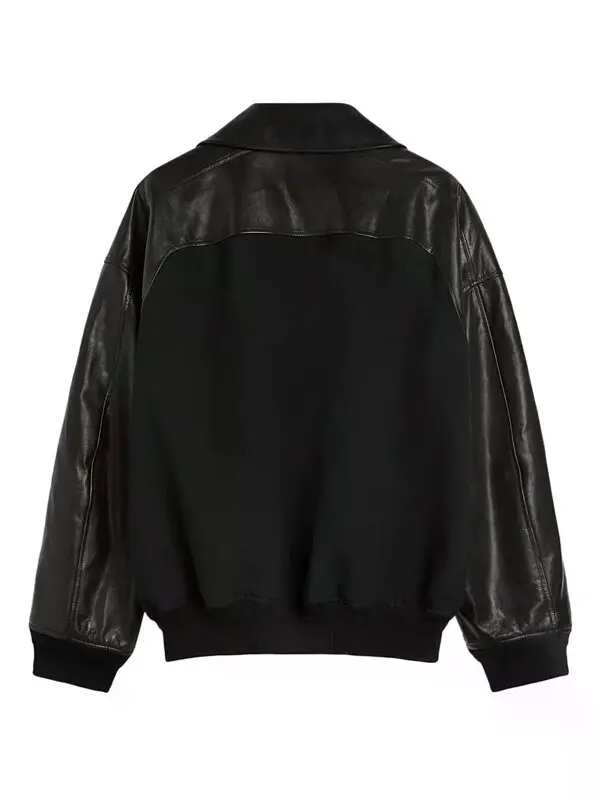 JIL SANDER Paneled Leather Jacket
