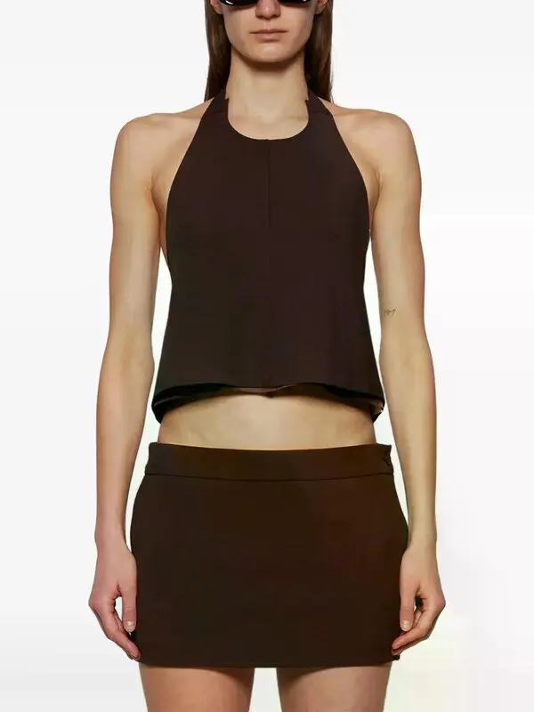 Wardrobe.NYC Backless Halter Top