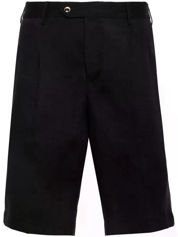 PT TORINO Linen Bermuda Shorts