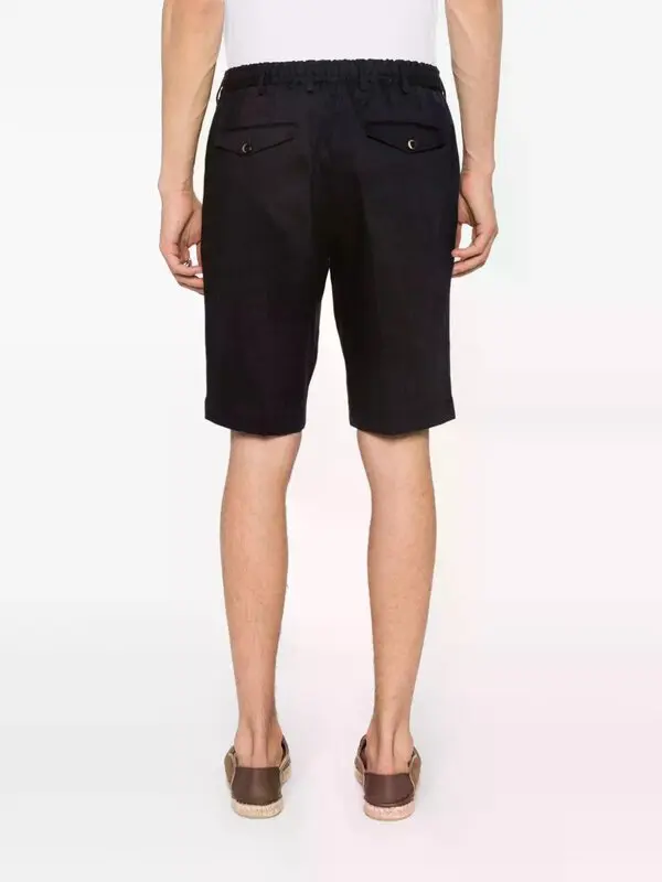 PT TORINO Linen Bermuda Shorts