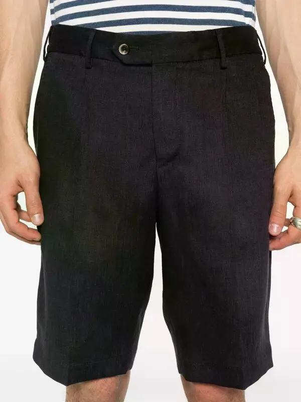 PT TORINO Linen Bermuda Shorts