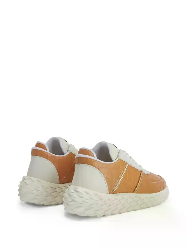 GIUSEPPE ZANOTTI Urchin Leather Sneakers - Brown
