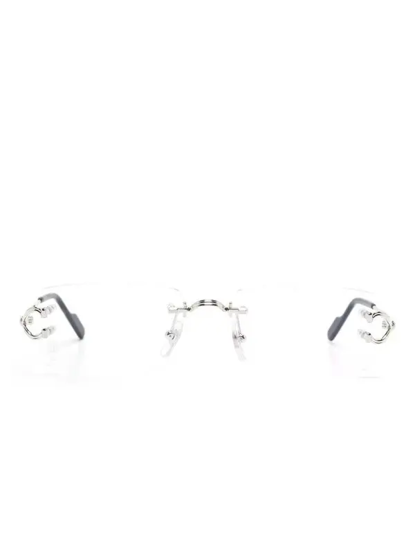 Cartier C De Eyeglasses - Silver