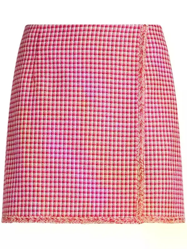Etro Micro-check" Mini Skirt