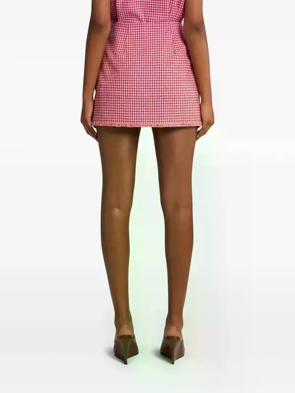 Etro Micro-check" Mini Skirt