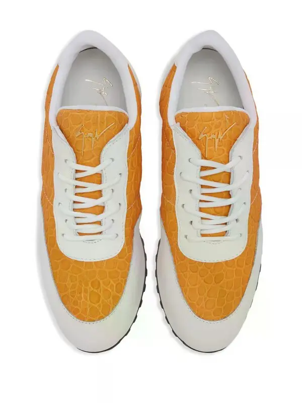 GIUSEPPE ZANOTTI Jimi Running Low-top Sneakers - Orange