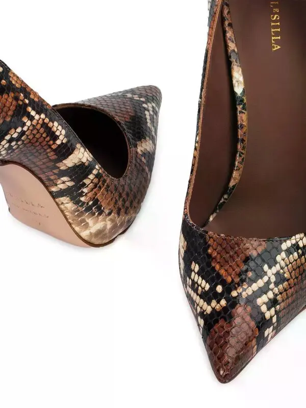 LE SILLA 120mm Eva Pumps - Brown