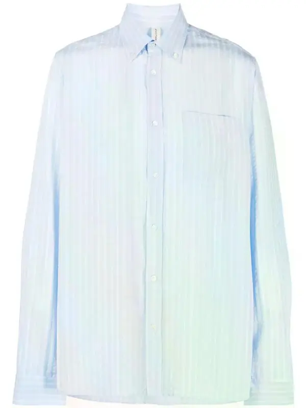 ANOTHER ASPECT 1.0 Stripe-pattern Shirt