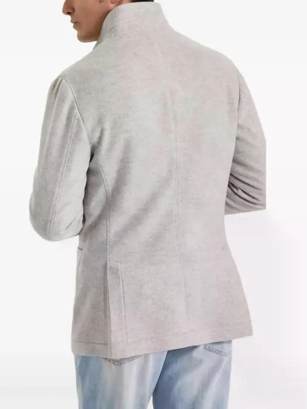Brunello Cucinelli Cashmere Blazer - Grey