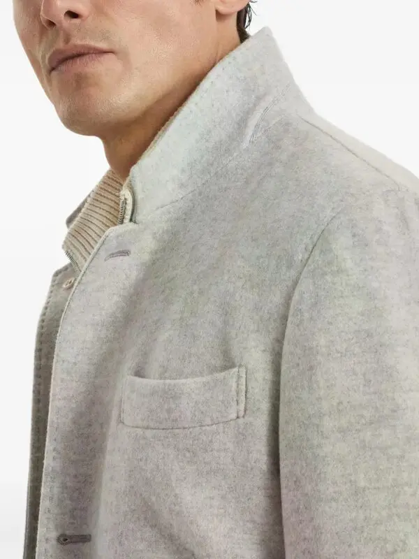 Brunello Cucinelli Cashmere Blazer - Grey