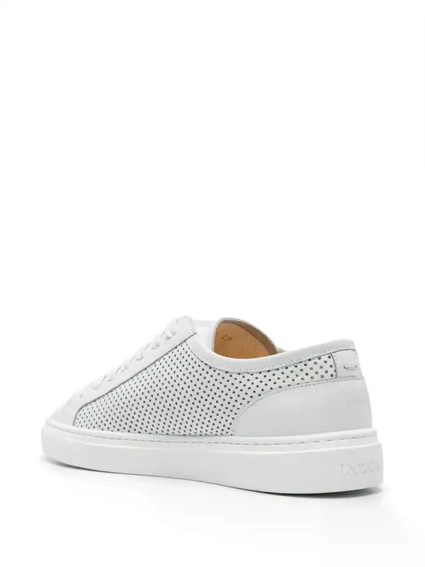 DOUCAL'S Perforated Leather Sneakers