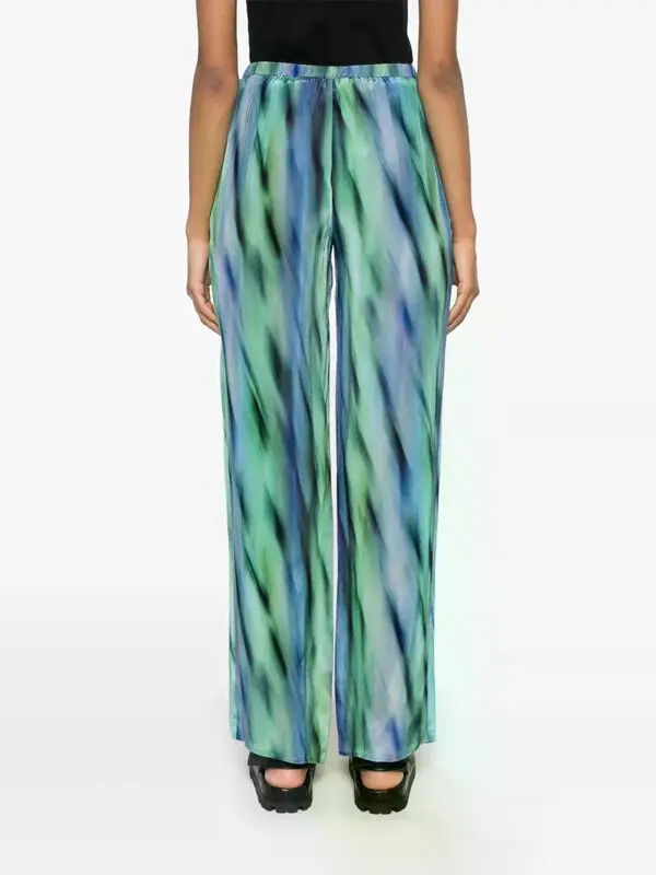 Armani Exchange Abstract-print Lightweight Straight Trousers
