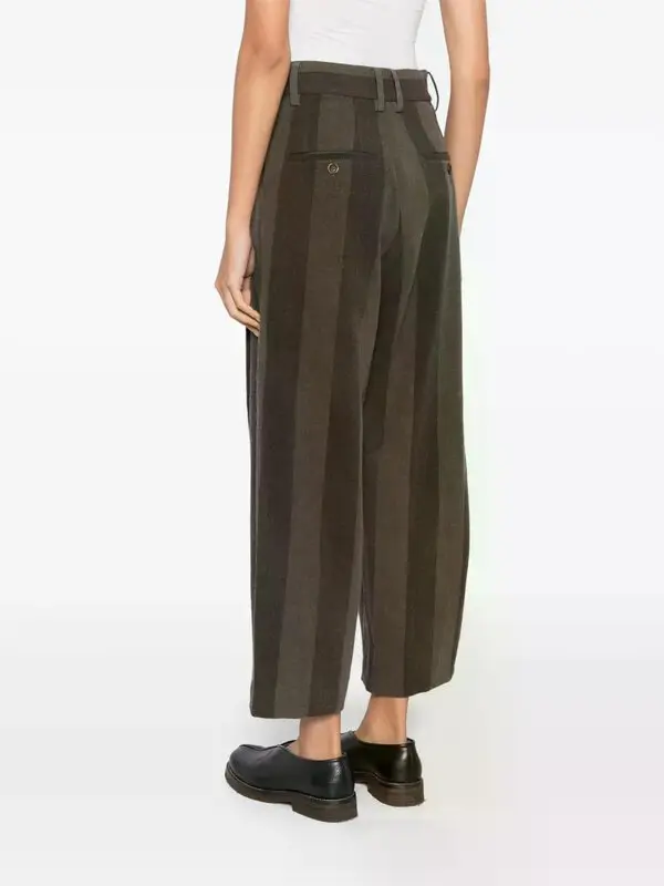 UMA WANG Virgin Wool Blend Wide Leg Trousers