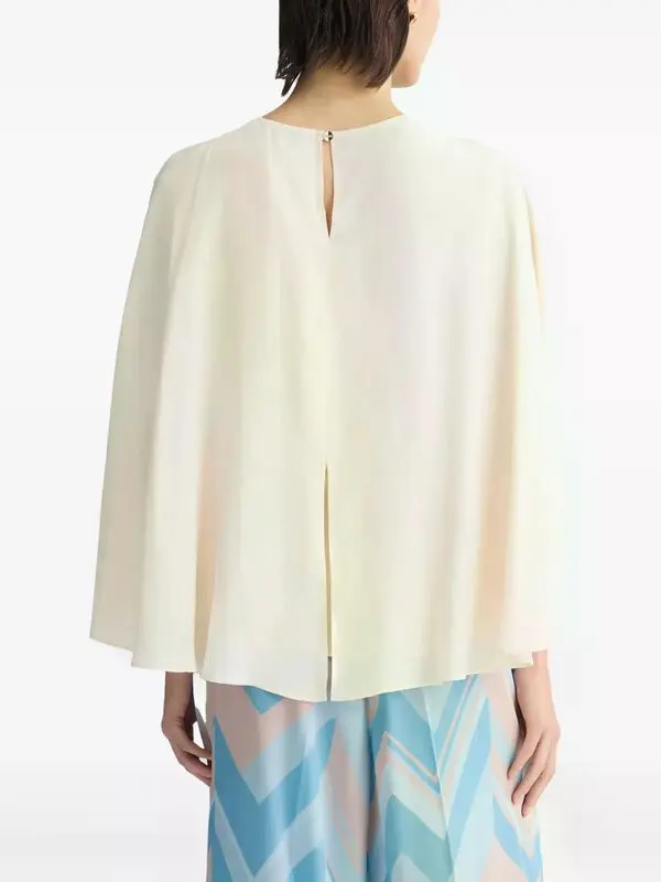 Liu Jo Belted Crepe De Chine Blouse