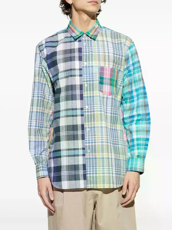 Comme Des Garçons Checked Shirt - Brown