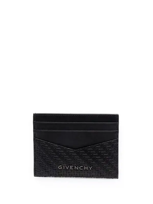 Givenchy Logo-plaque Detail Card Holder - Black
