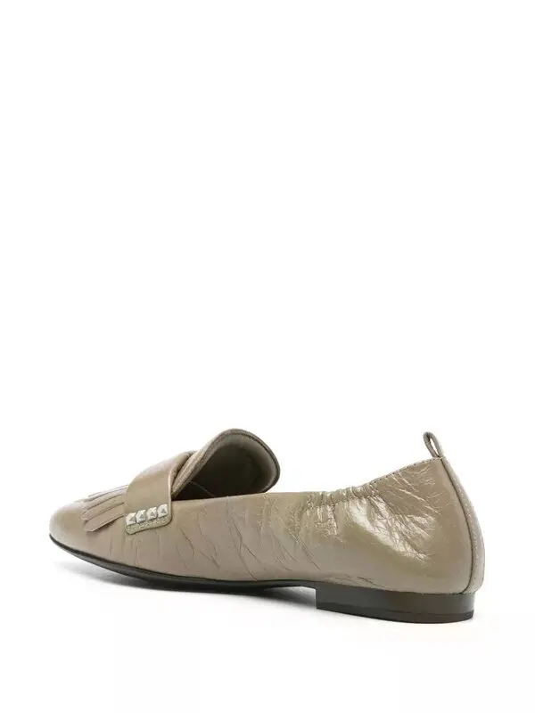 Ash Blitz Leather Slippers - Brown