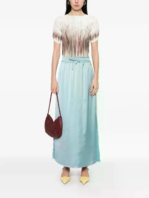 Herno Satin Maxi Skirt