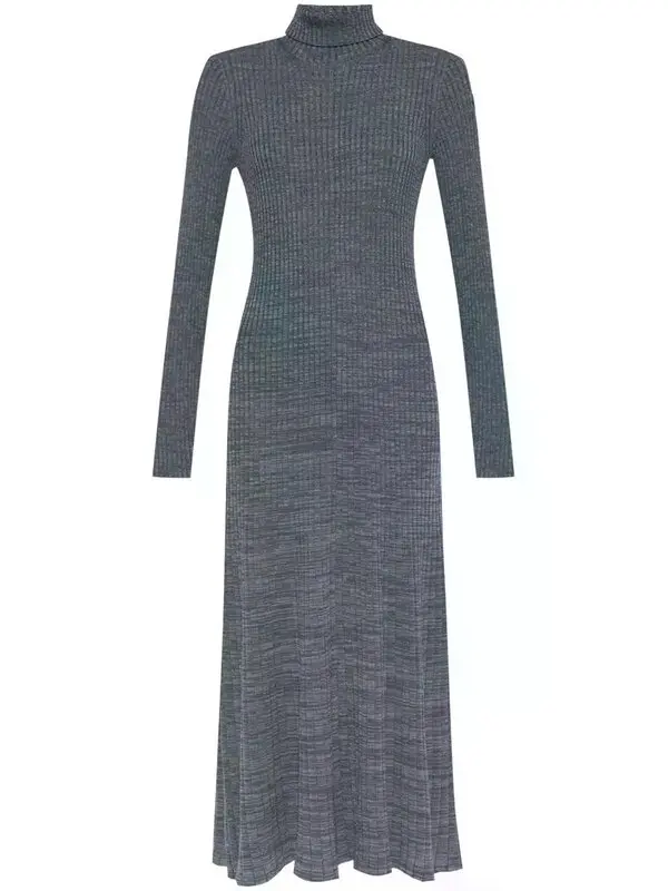 Moncler Logo-patch Wool Maxi Dress