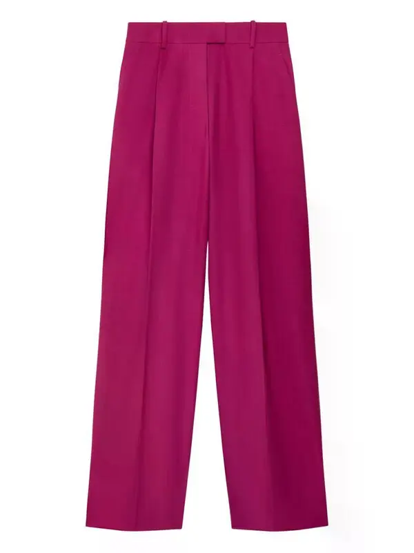 Another Tomorrow Pressed-crease Trousers