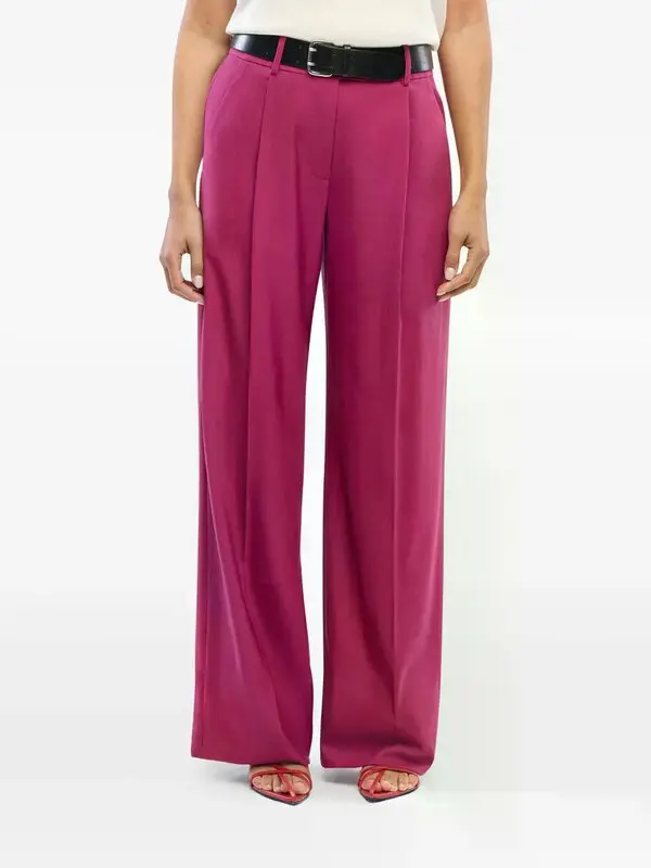 Another Tomorrow Pressed-crease Trousers