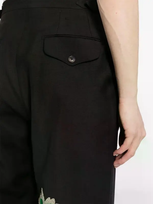 BODE Arbane Embroidered Tailored Trousers