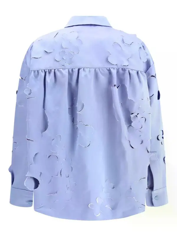 Marni Cut-out Flower Shirt