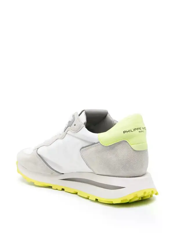Philippe Model Logo-print Panelled Sneakers - White