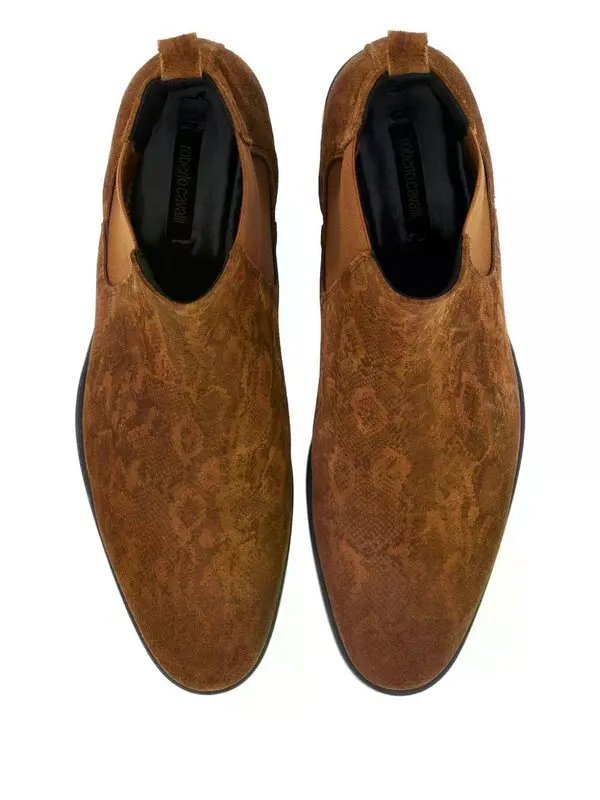 Roberto Cavalli Suede Ankle Boots