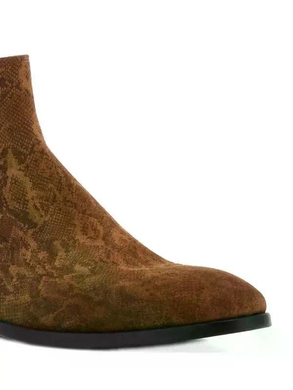 Roberto Cavalli Suede Ankle Boots