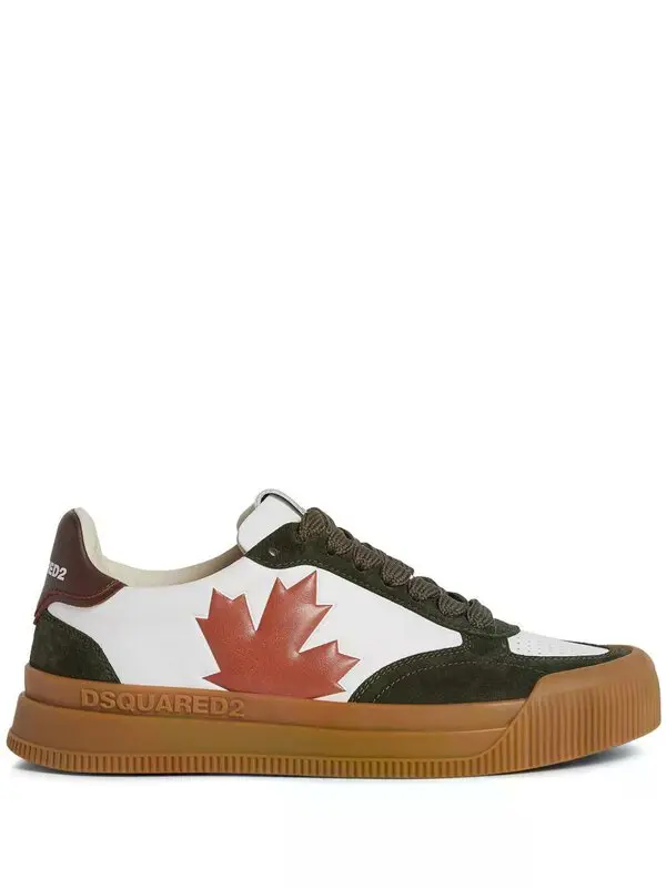 Dsquared2 Calf Leather Colour-block Low-top Sneakers