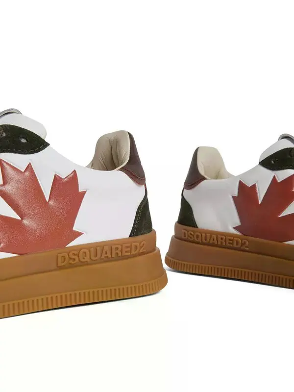 Dsquared2 Calf Leather Colour-block Low-top Sneakers