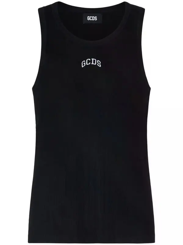 Gcds Logo-print Tank Top - Black
