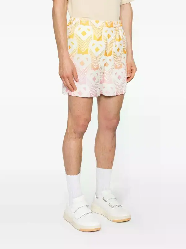 Casablanca Terrycloth-effect Monogram Shorts