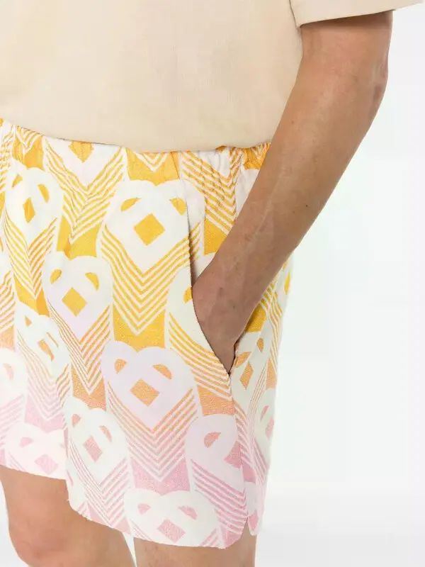 Casablanca Terrycloth-effect Monogram Shorts