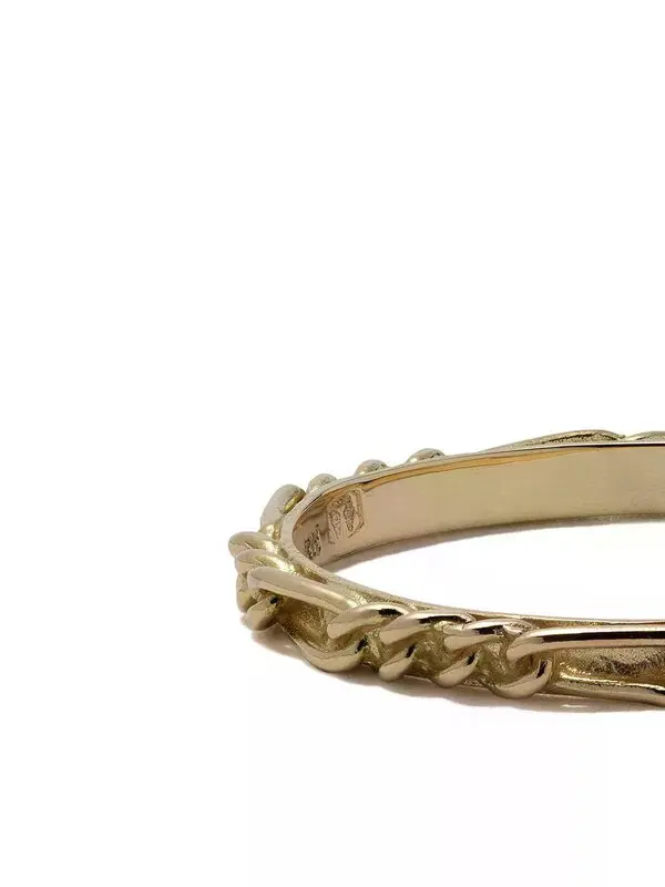 WOUTERS & HENDRIX 18kt Yellow Figaro Chain Ring - Gold