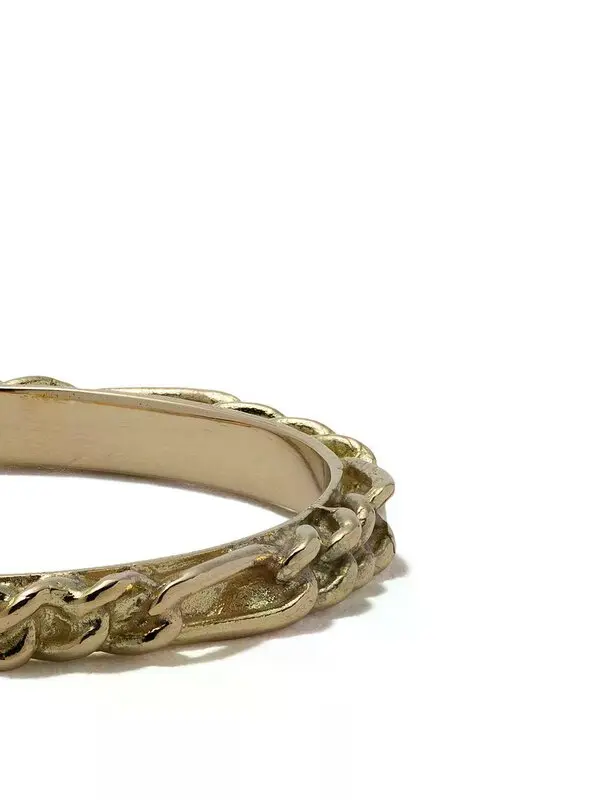 WOUTERS & HENDRIX 18kt Yellow Figaro Chain Ring - Gold