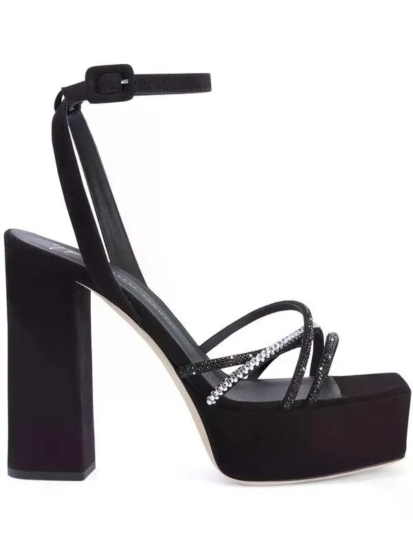 GIUSEPPE ZANOTTI 120mm Arhama Embellished Platform Sandals