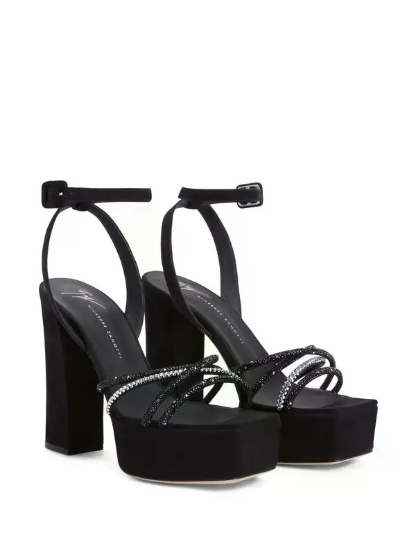 GIUSEPPE ZANOTTI 120mm Arhama Embellished Platform Sandals