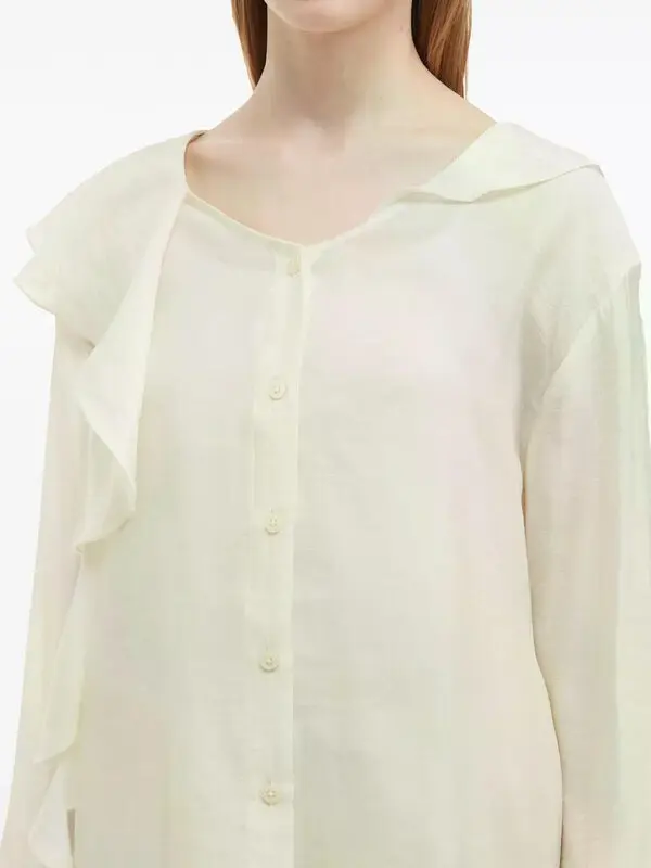 B+AB Ruffle-detail Blouse And Shorts Set