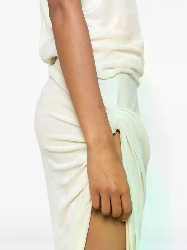 Rick Owens Twist Edfu Maxi Skirt