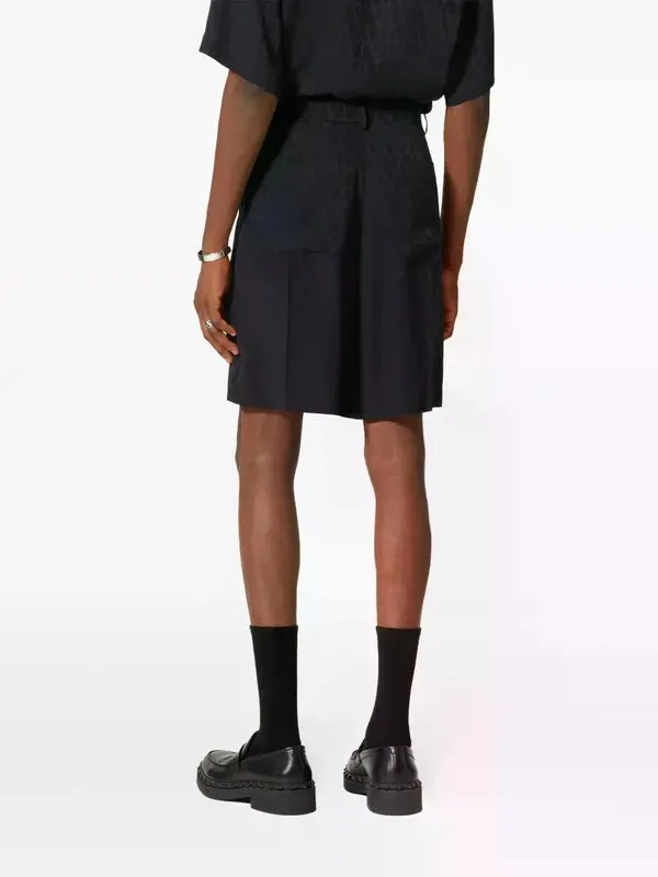 Valentino Garavani Toile Iconograph Silk Bermuda Shorts