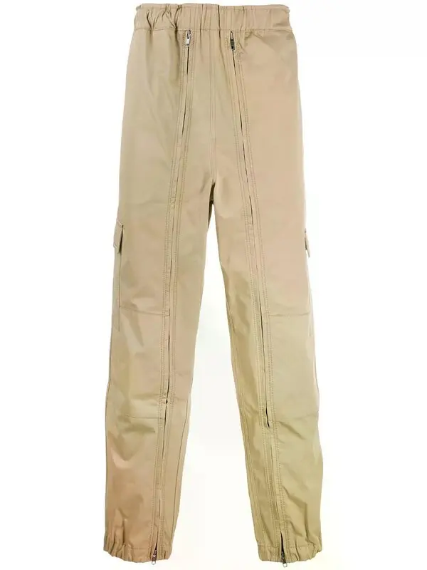 Random Identities Full Zip Multi-pocket Cargo Trousers