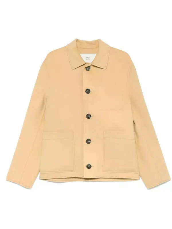 AMI Paris Brushed Shirt Jacket