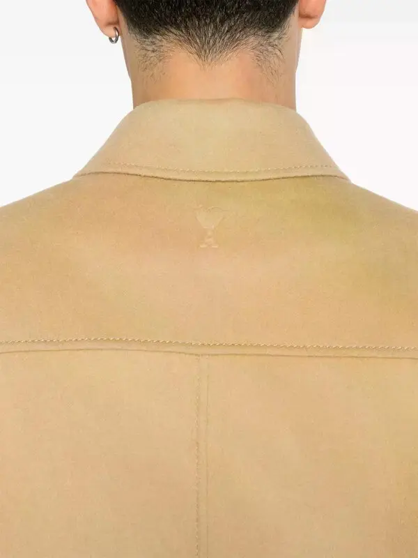 AMI Paris Brushed Shirt Jacket