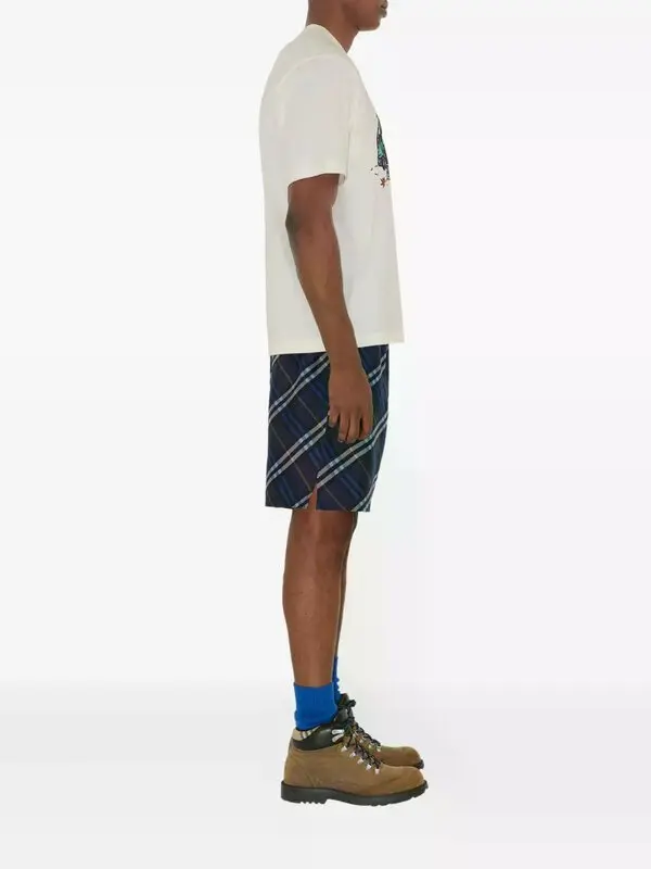 Burberry Check Poplin Shorts
