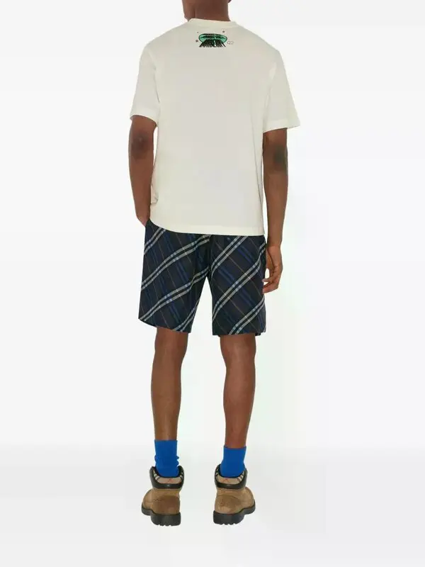 Burberry Check Poplin Shorts
