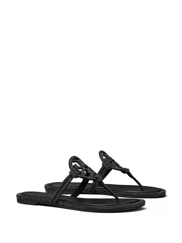 Tory Burch Miller Crystal-embellished Slides